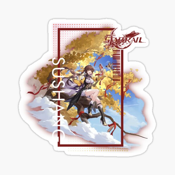 "Honkai Star Rail - Sushang - Character Portrait" Sticker for Sale by ...