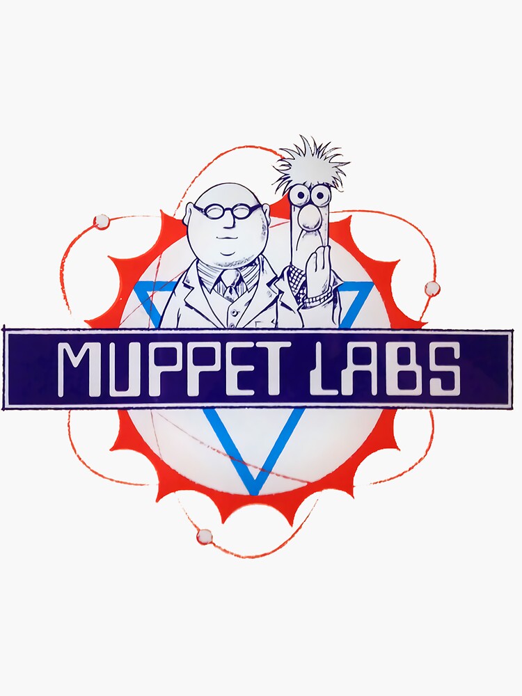 "Muppet Labs" Sticker for Sale by WolfNoir | Redbubble