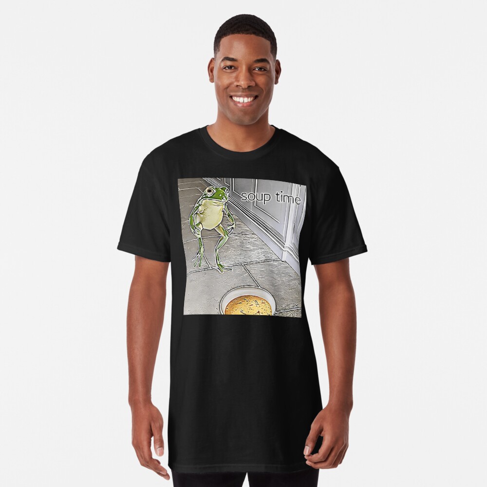 "Soup Time Frog Funny Meme (I Love Soup)" Sticker for Sale by ...