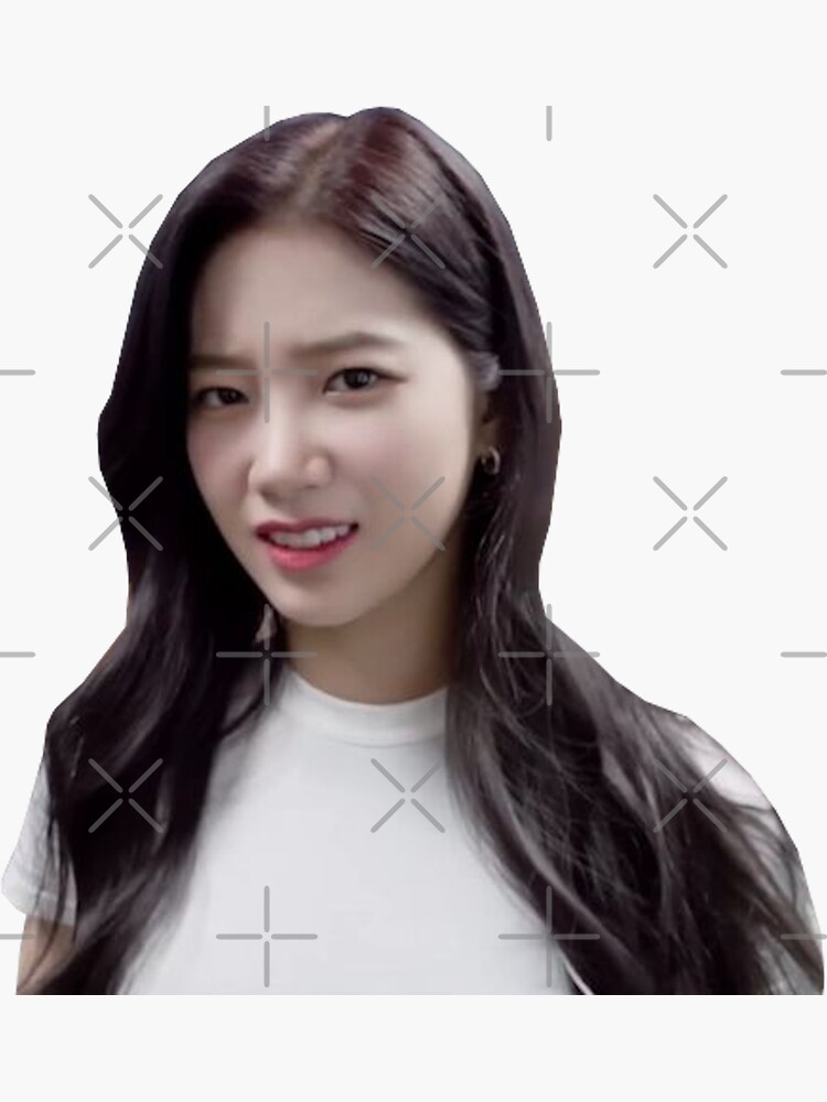 "Kazuha LE SSERAFIM Judgy Face" Sticker for Sale by xiaotingfae | Redbubble