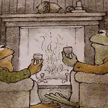 "Frog and Toad Fireplace" Poster for Sale by ruthierue | Redbubble