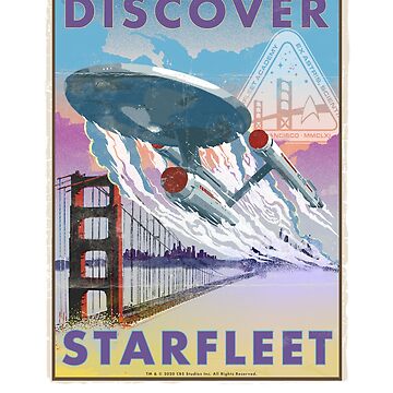 "Star Trek: The Original Series Discover Starfleet Travel Poster ...