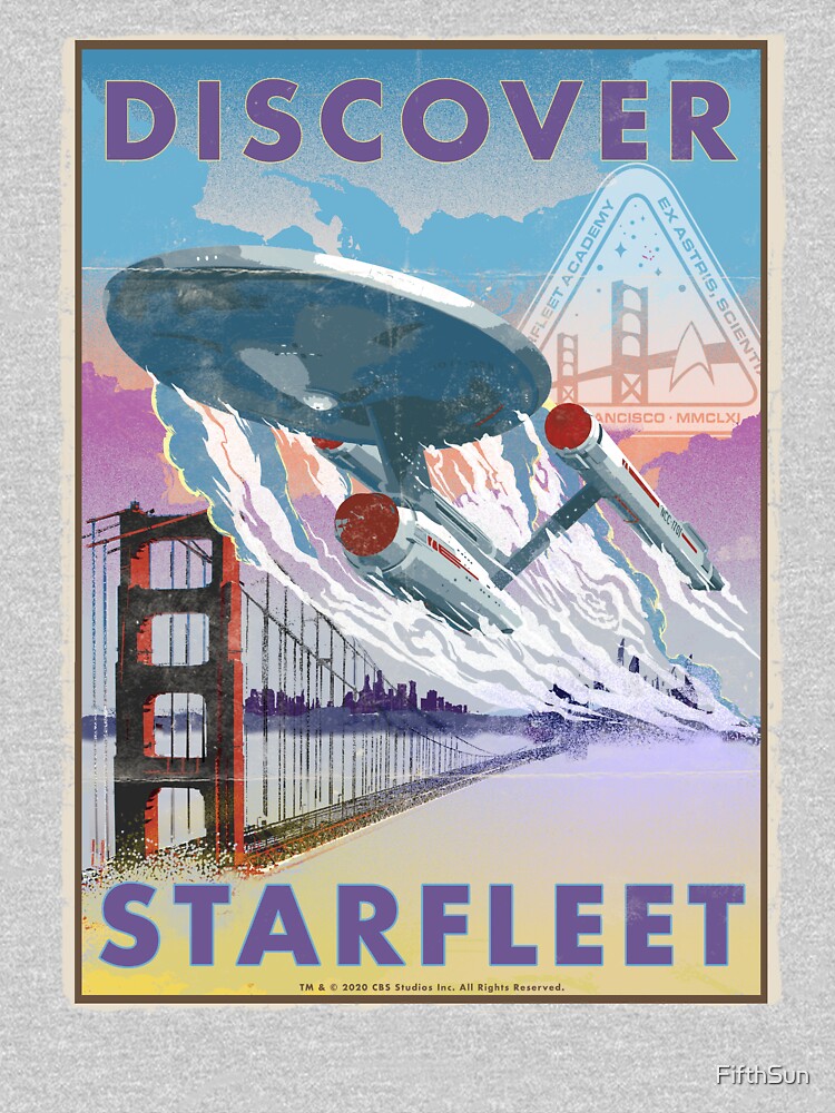 "Star Trek: The Original Series Discover Starfleet Travel Poster ...