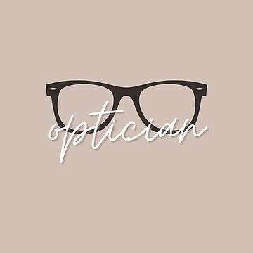 "Glasses and Optician" Sticker for Sale by OpticianNow | Redbubble