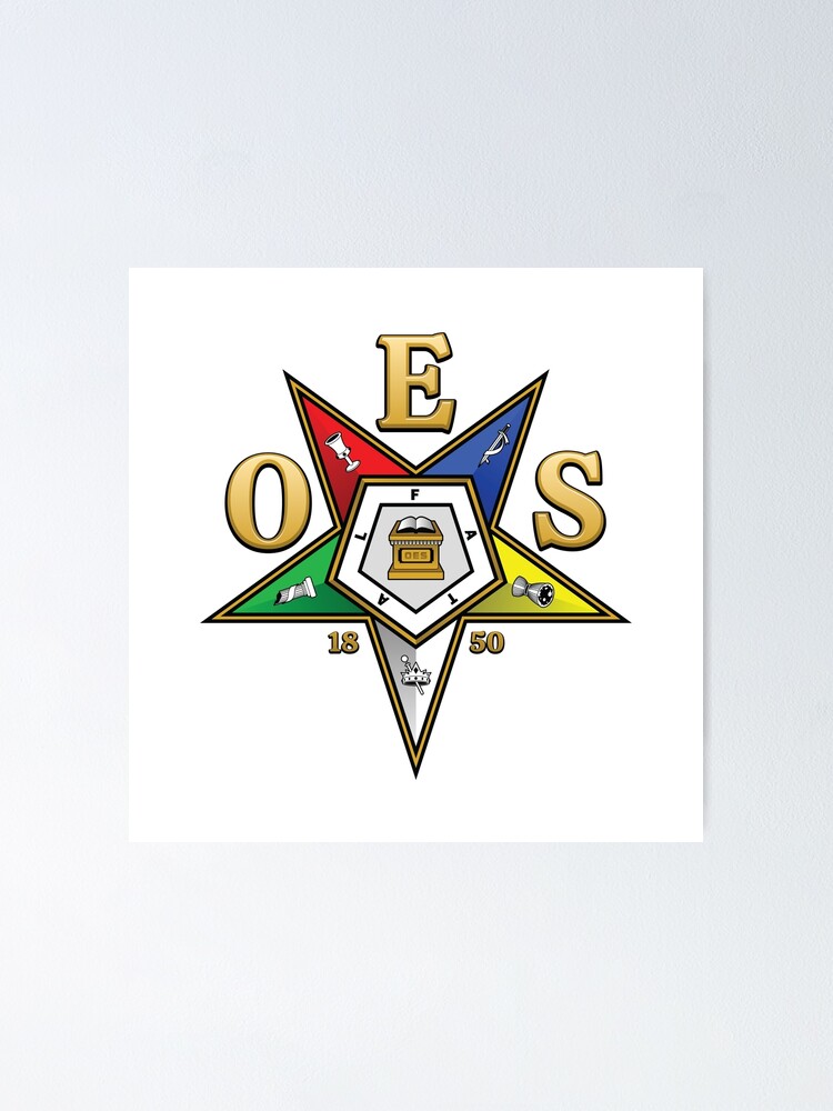"OES Emblem Order of the Eastern Star" Poster for Sale by ...