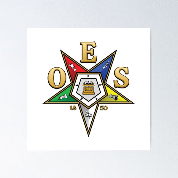 "OES Emblem Order of the Eastern Star" Poster for Sale by ...