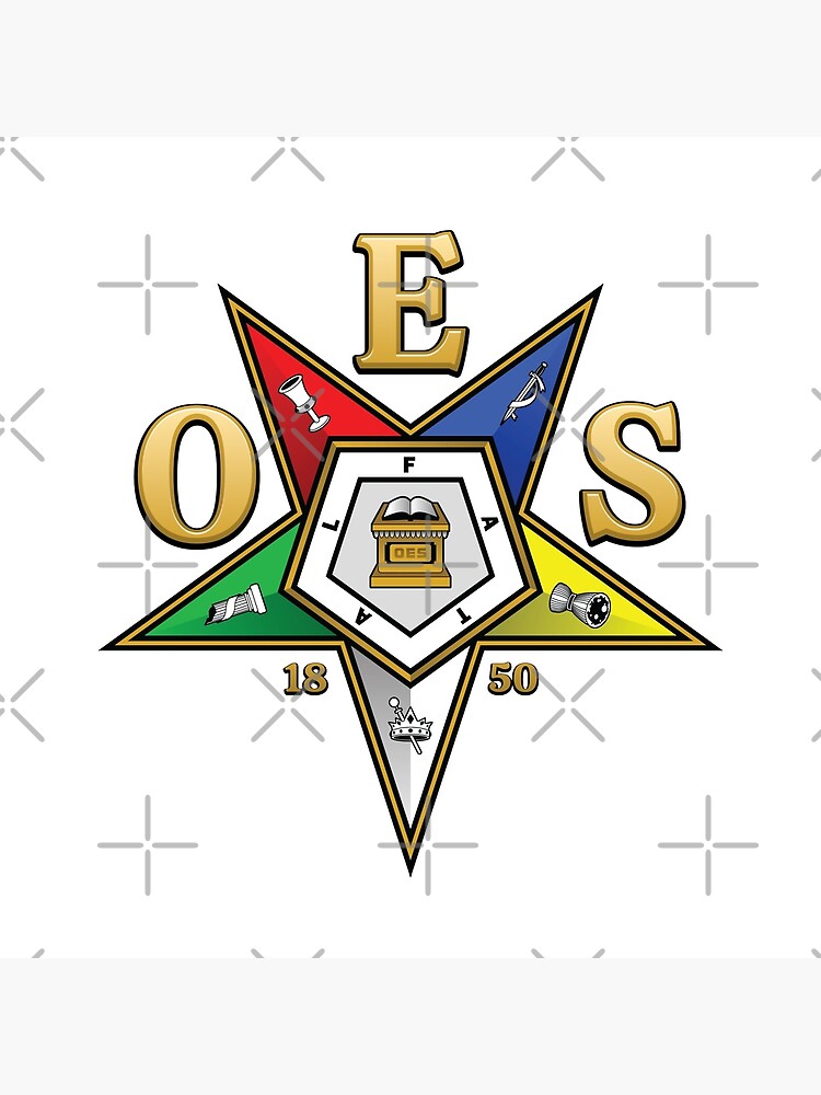 "OES Emblem Order of the Eastern Star" Art Board Print for Sale by ...
