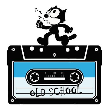"Old School Felix the cat" Sticker for Sale by YogaGear | Redbubble