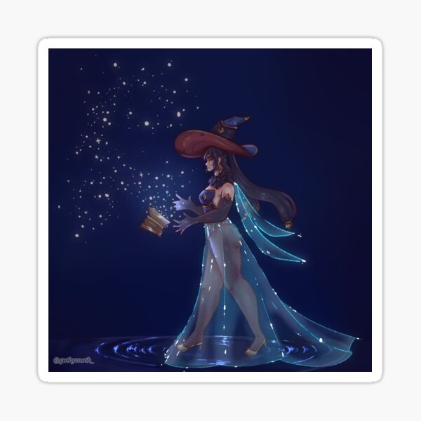 "Mona " Sticker for Sale by gothymoth | Redbubble