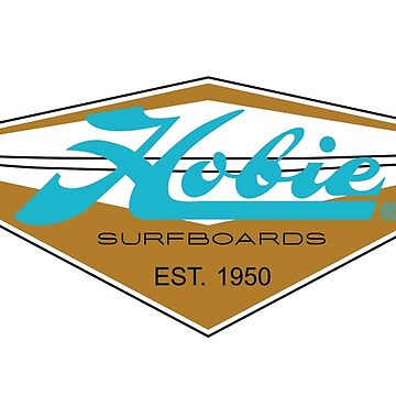 "Hobie Surfboards Vintage Longboard Surf Brand in California" Sticker ...