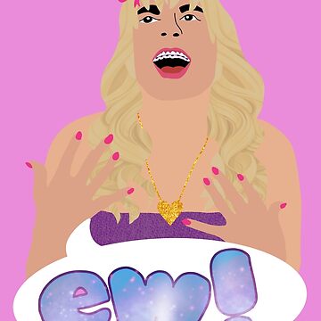 "Ew - Jimmy Fallon as Sara" Sticker for Sale by rachaelthegreat | Redbubble