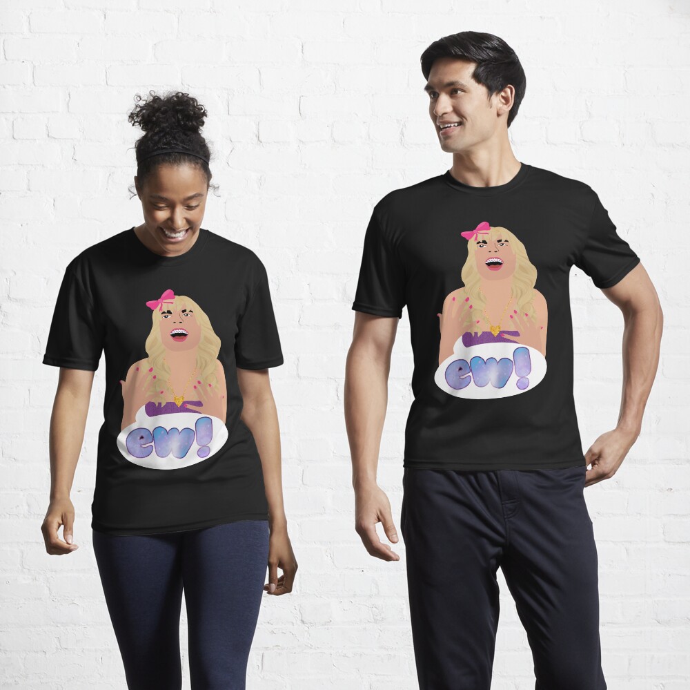 "Ew - Jimmy Fallon as Sara" Sticker for Sale by rachaelthegreat | Redbubble