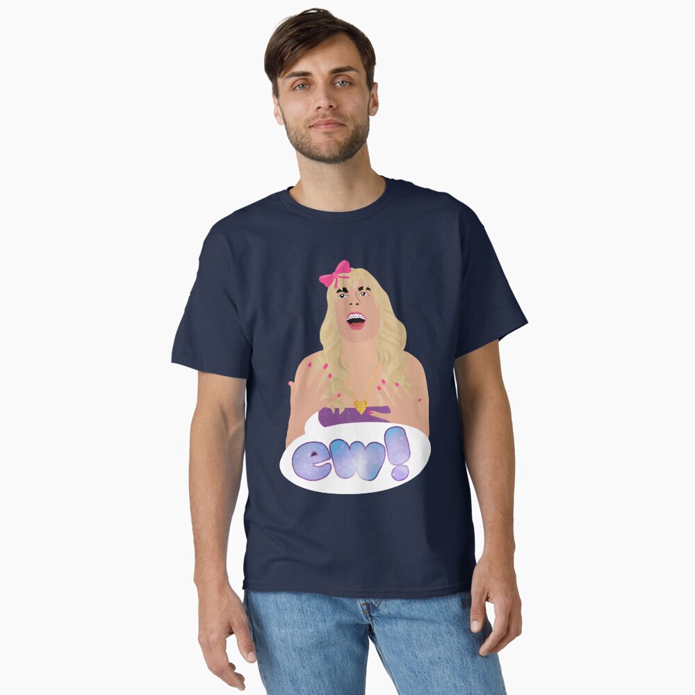 "Ew - Jimmy Fallon as Sara" Sticker for Sale by rachaelthegreat | Redbubble