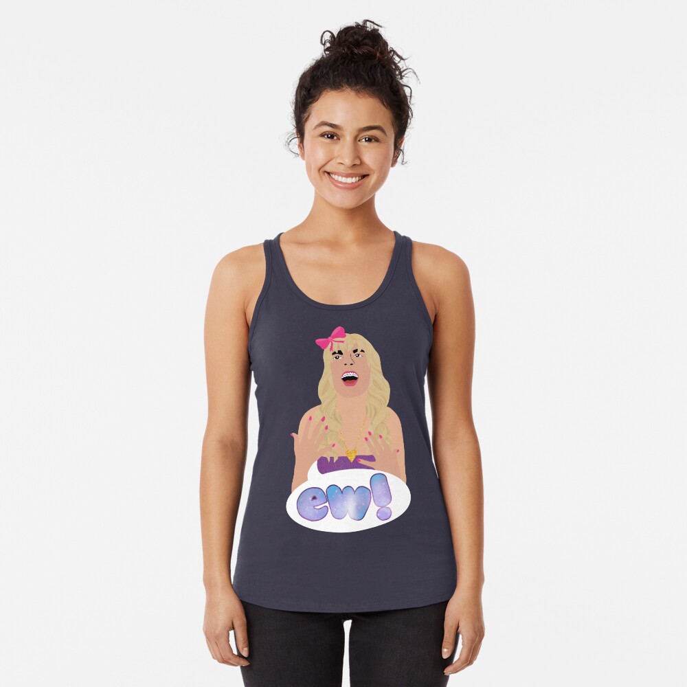 "Ew - Jimmy Fallon as Sara" Sticker for Sale by rachaelthegreat | Redbubble