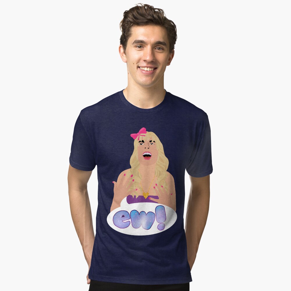 "Ew - Jimmy Fallon as Sara" Sticker for Sale by rachaelthegreat | Redbubble