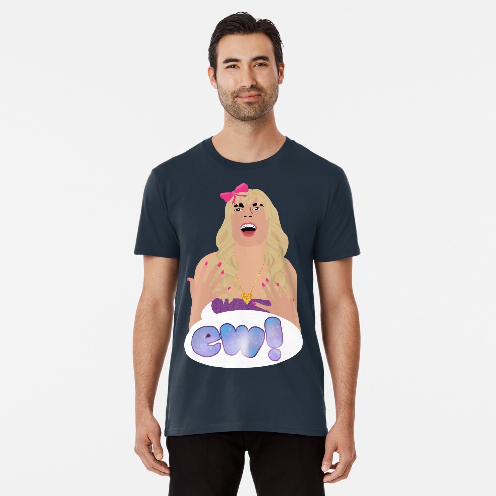 "Ew - Jimmy Fallon as Sara" Sticker for Sale by rachaelthegreat | Redbubble