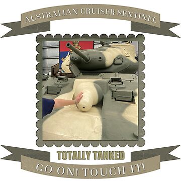 "Australian Cruiser Sentinel Tank" Sticker for Sale by TotallyTanked ...