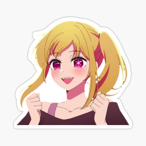 "oshi no ko" Sticker for Sale by Eros Design | Redbubble