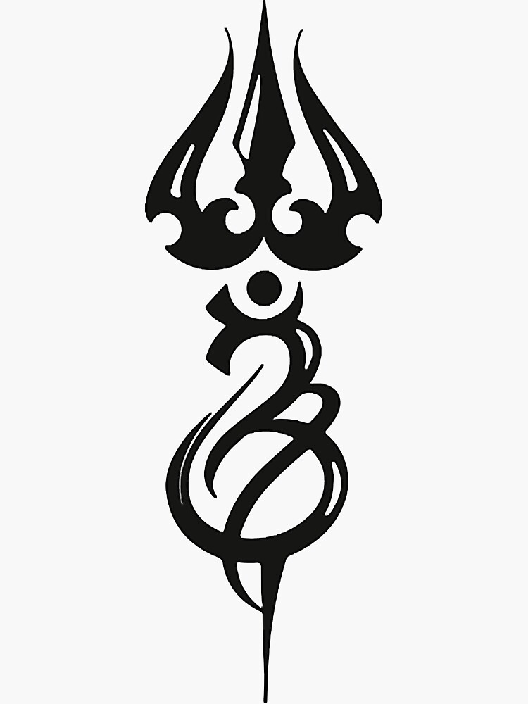 "Trishul " Sticker for Sale by vickfidela62 | Redbubble