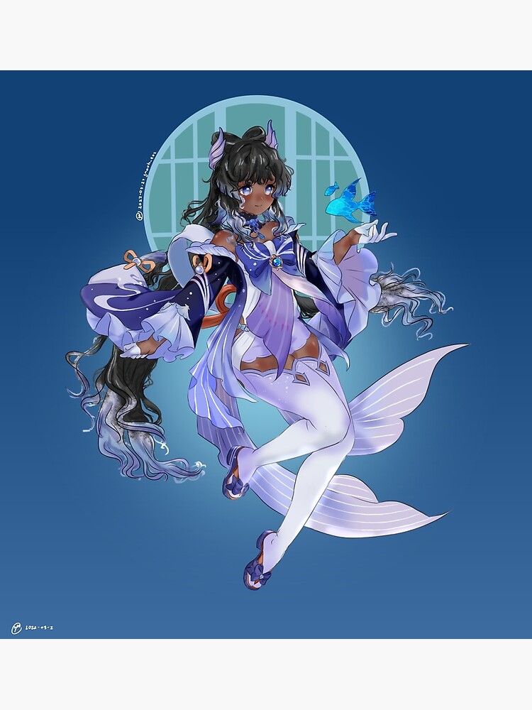 "POC Kokomi Sangonomiya" Art Print for Sale by zoehuang2004 | Redbubble