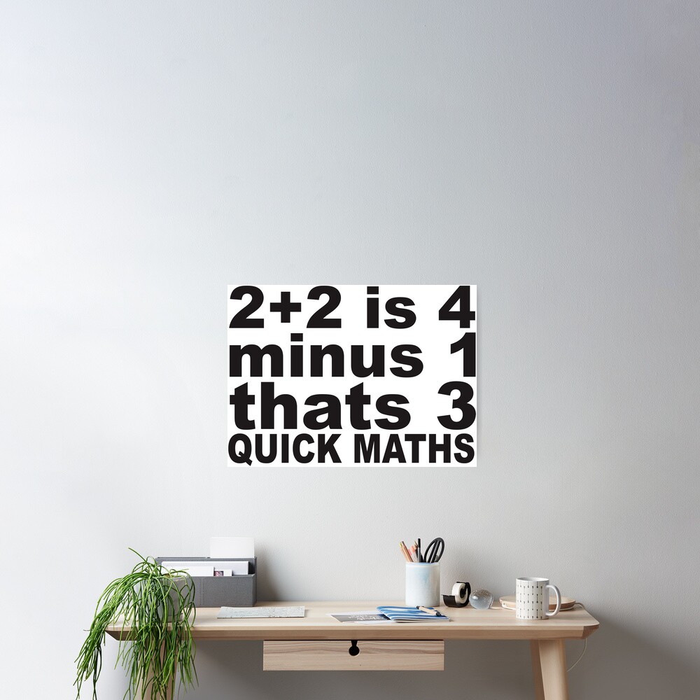 "Big Shaq - Quick Maths" Poster for Sale by mohammedduren | Redbubble
