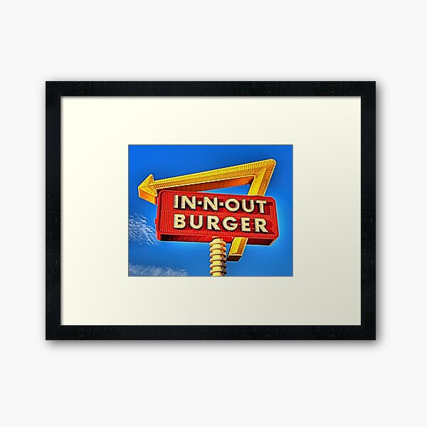 In N Out Burger Wall Art | Redbubble