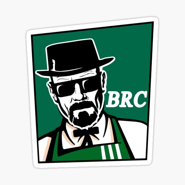 "BRC Breaking COOK" Sticker for Sale by andy-mt | Redbubble