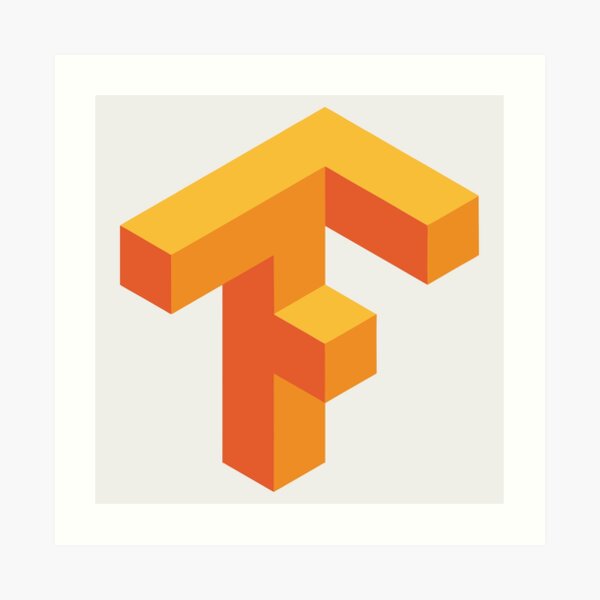 "Tensorflow logo" Art Print by nicolaslanjar | Redbubble
