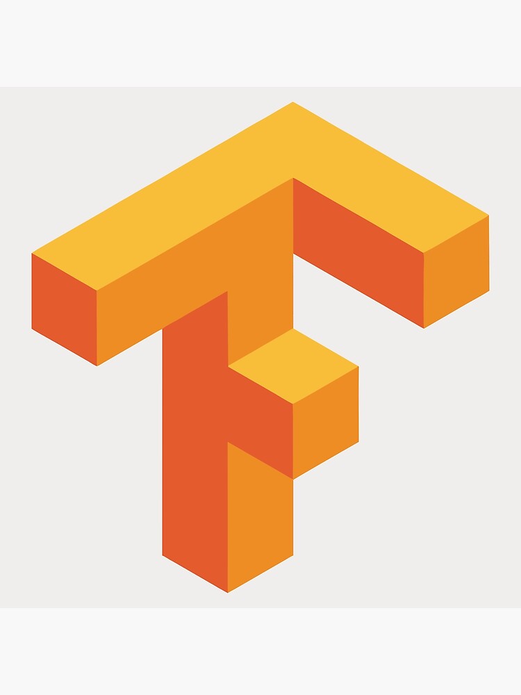 "Tensorflow logo" Art Print by nicolaslanjar | Redbubble