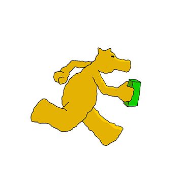 "Quasimoto with Green Brick" Sticker for Sale by Stickertopics | Redbubble