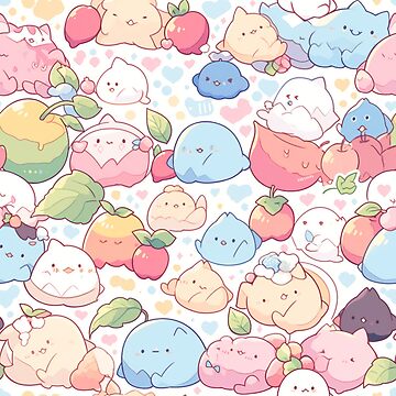 "Happy Rainbow Blobs" Sticker for Sale by ArtfulAda | Redbubble