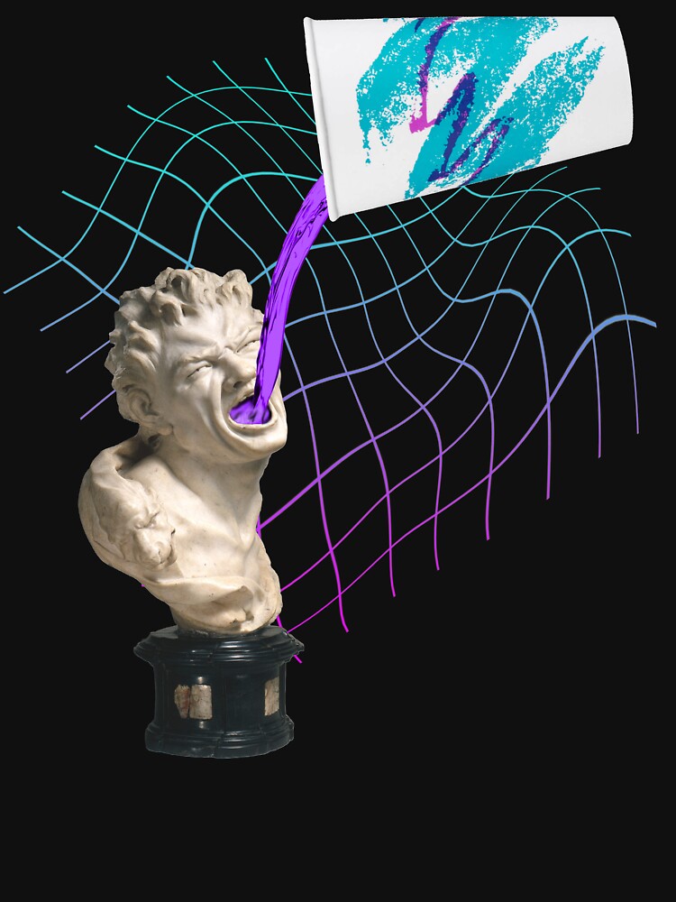 "LEAN SIPPER VAPORWAVE STATUE 2.0" T-shirt by y2kid | Redbubble