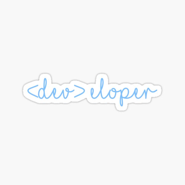 " eloper" Sticker for Sale by ienjoydogs | Redbubble