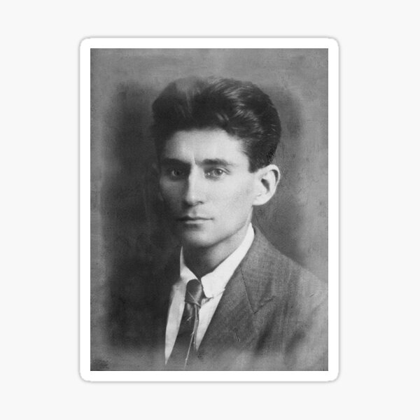 "Franz kafka " Sticker for Sale by iamkaylee | Redbubble