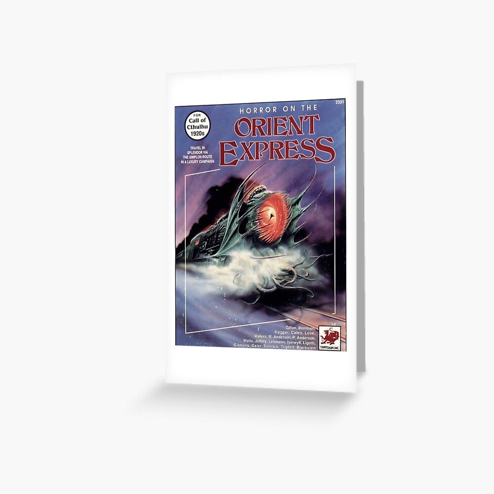 "Horror on the Orient Express Classic Cover" Sticker for Sale by ...