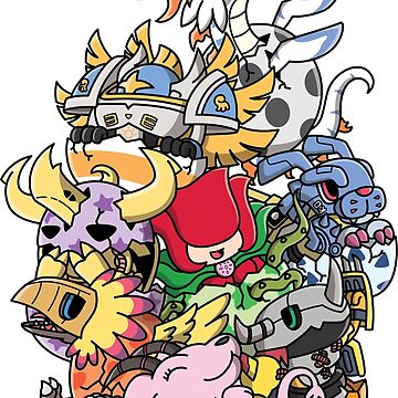 "Original Mega Digimon Chibi Eggs" Art Print for Sale by AnimeDesigns12 ...