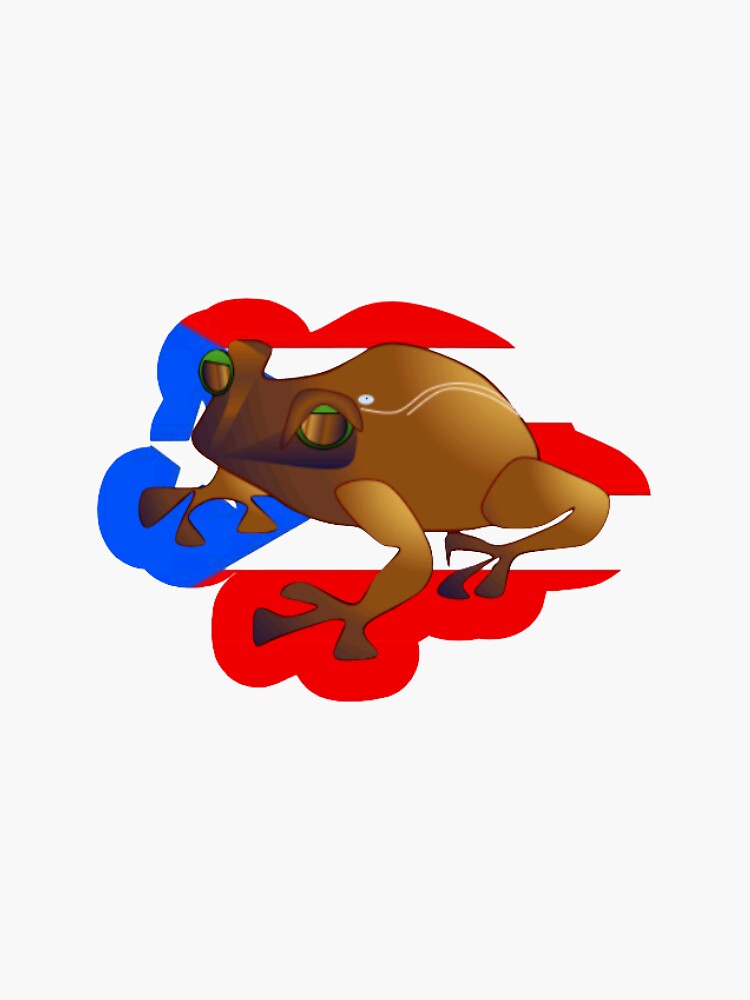 "Coqui" Sticker for Sale by JellyfishUnivrs | Redbubble