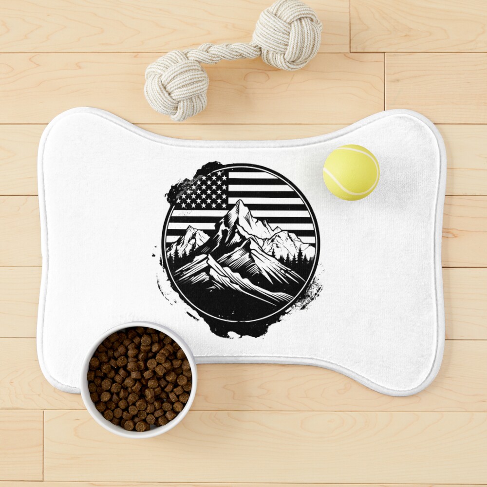 "USA Mountain logo" Sticker for Sale by CryptidVinyls | Redbubble