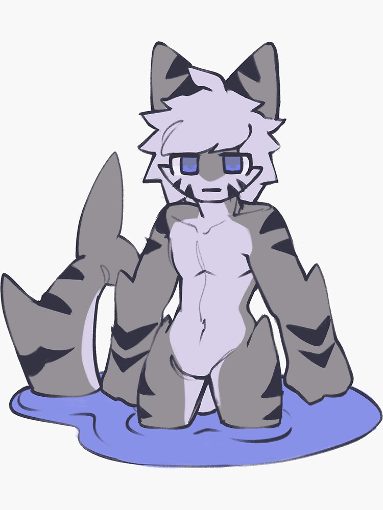 "Tiger Shark【Changed Redraw】" Sticker by Almyroh | Redbubble