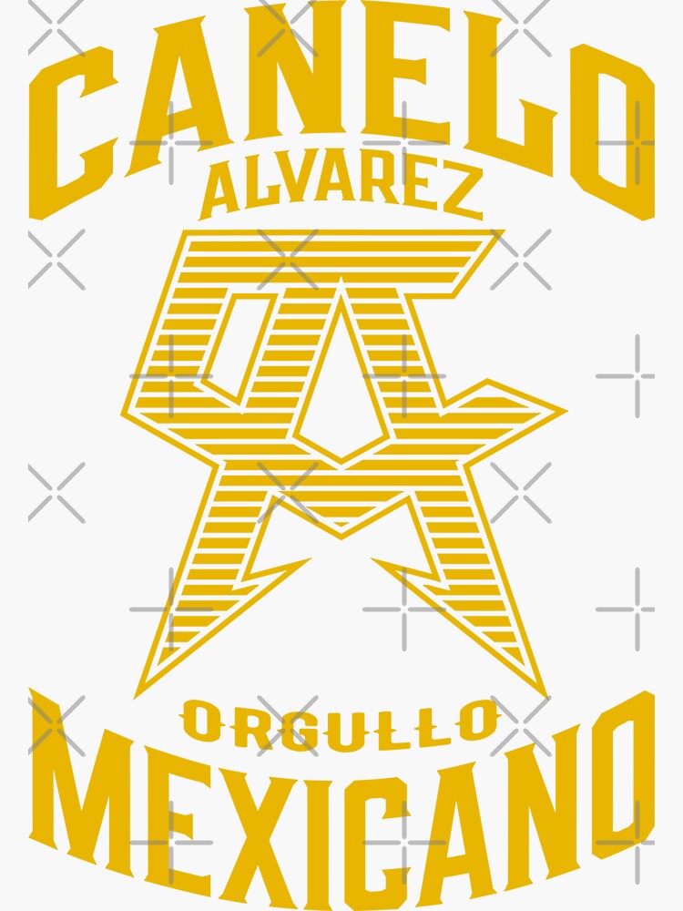 "Canelo Alvarez Orgullo Mexicano" Sticker for Sale by promoshirts ...