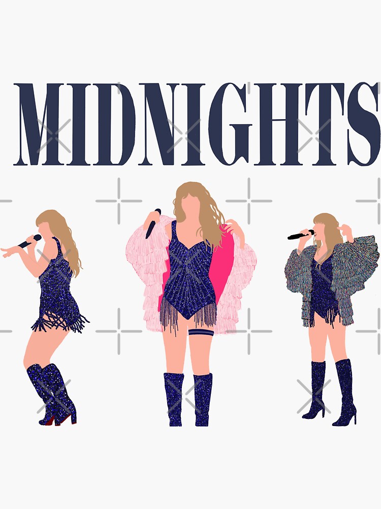 "taylor swift eras tour midnights art" Sticker for Sale by nerfie ...