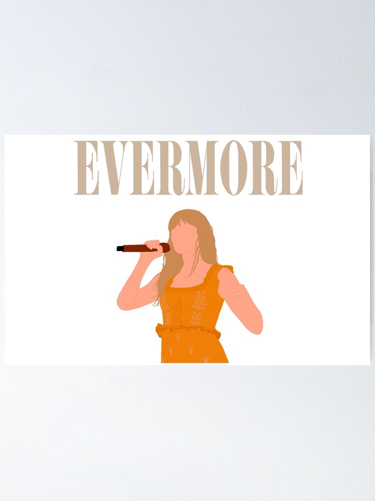"taylor swift evermore eras tour art " Poster for Sale by nerfie ...