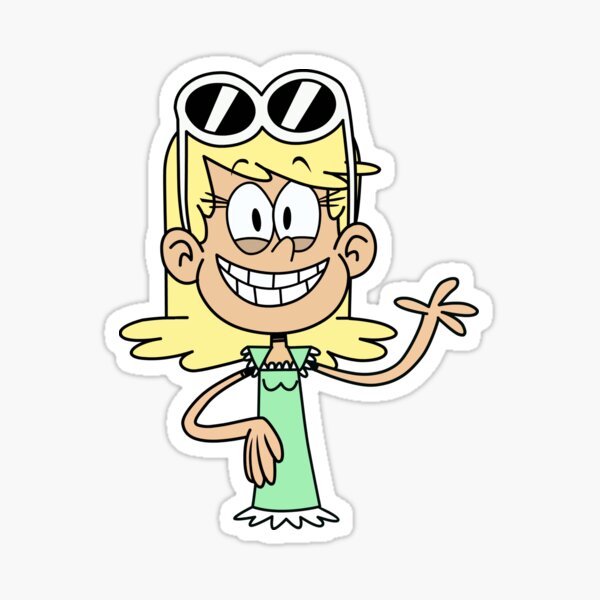 "Leni Loud greets The Loud House" Sticker for Sale by Diamanths | Redbubble