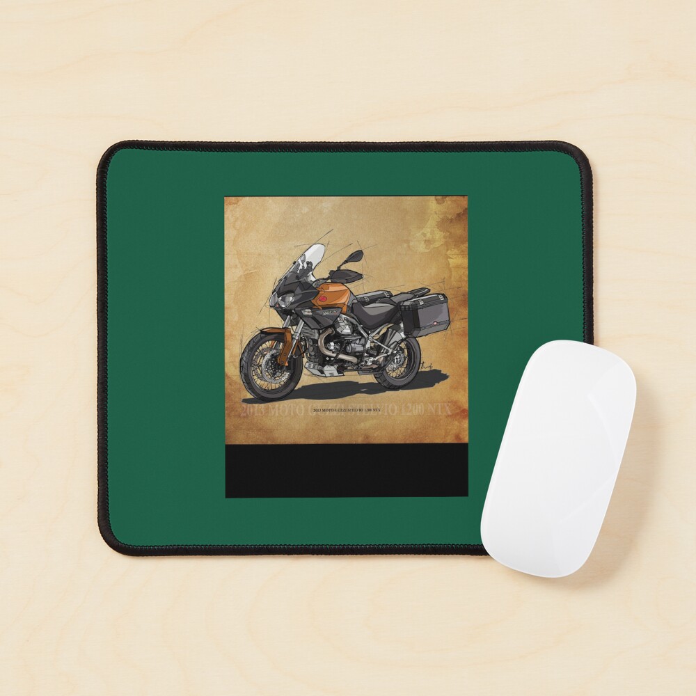 "2013 Moto Guzzi Stelvio 1200 NTX Original Drawing Vintage Background ...