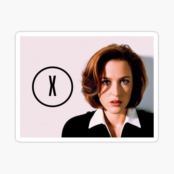"DANA SCULLY | THE (X) FILES" Sticker for Sale by laurenthomsxn | Redbubble