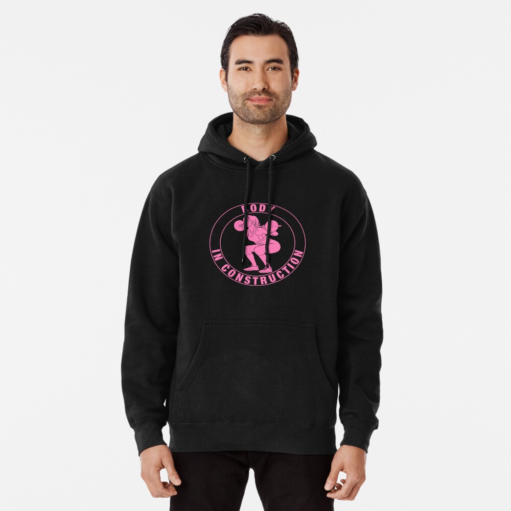 "Fitness Female Athlete, Squats, Gym, Workout, Pink, English," Sticker ...
