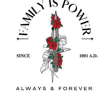 "Family Is Power" Sticker for Sale by MysticBrigette | Redbubble