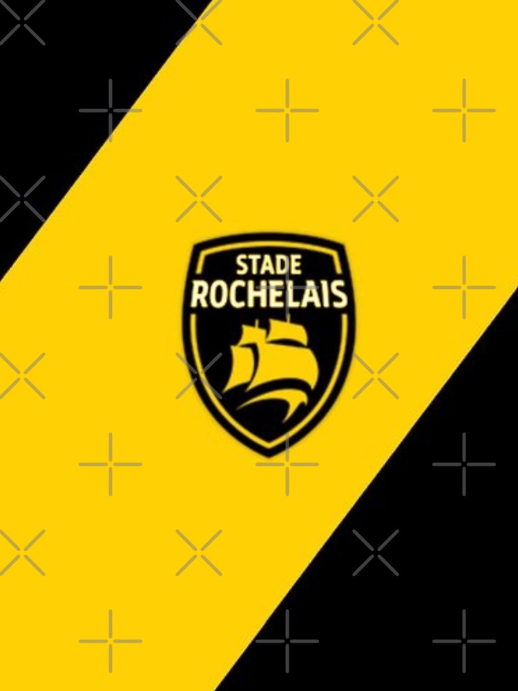 Stade Rochelais Logo Team Rugby T-Shirt 3D