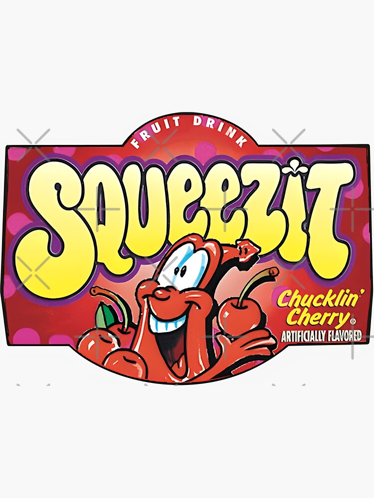 "Squeezit Fruit Drink" Sticker for Sale by jaywinston | Redbubble