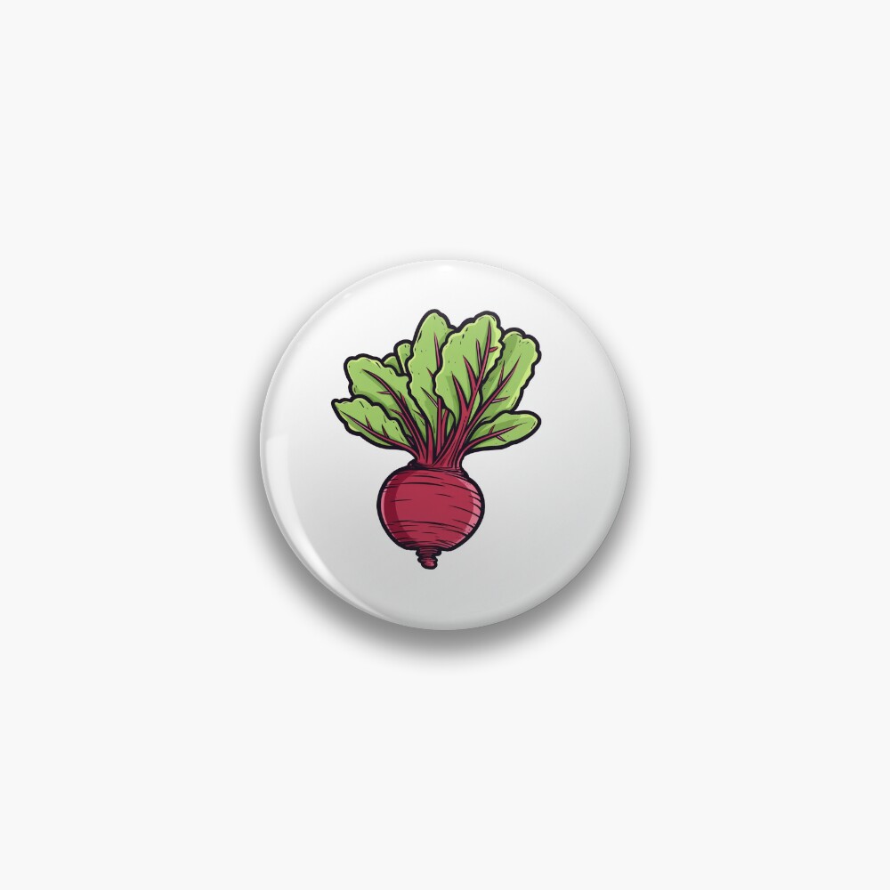 "Vibrant beetroot illustration for Gardening Enthusiasts " Sticker for ...